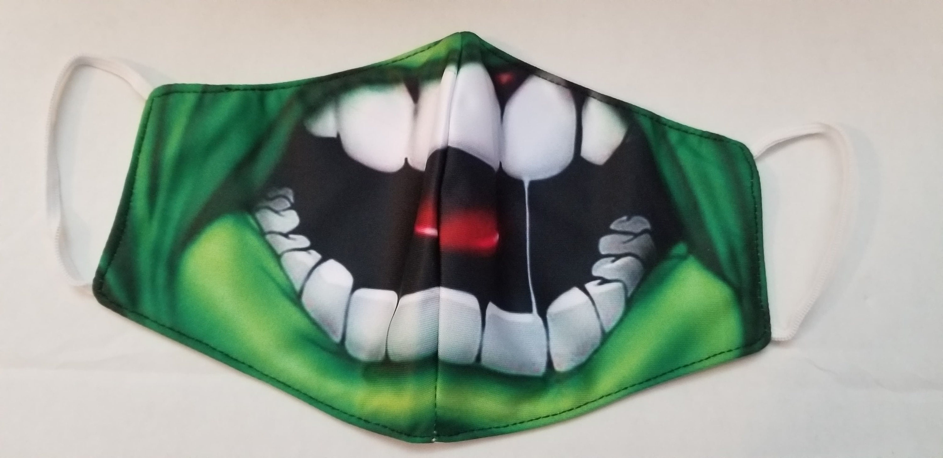 Handmade Custom Adult Green Mask Face Covers Masks Super Hero | Etsy