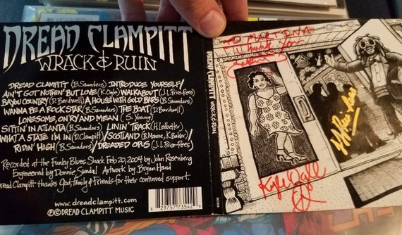 Signed by Three Members of the Band Autographed Dread Clampitt | Etsy