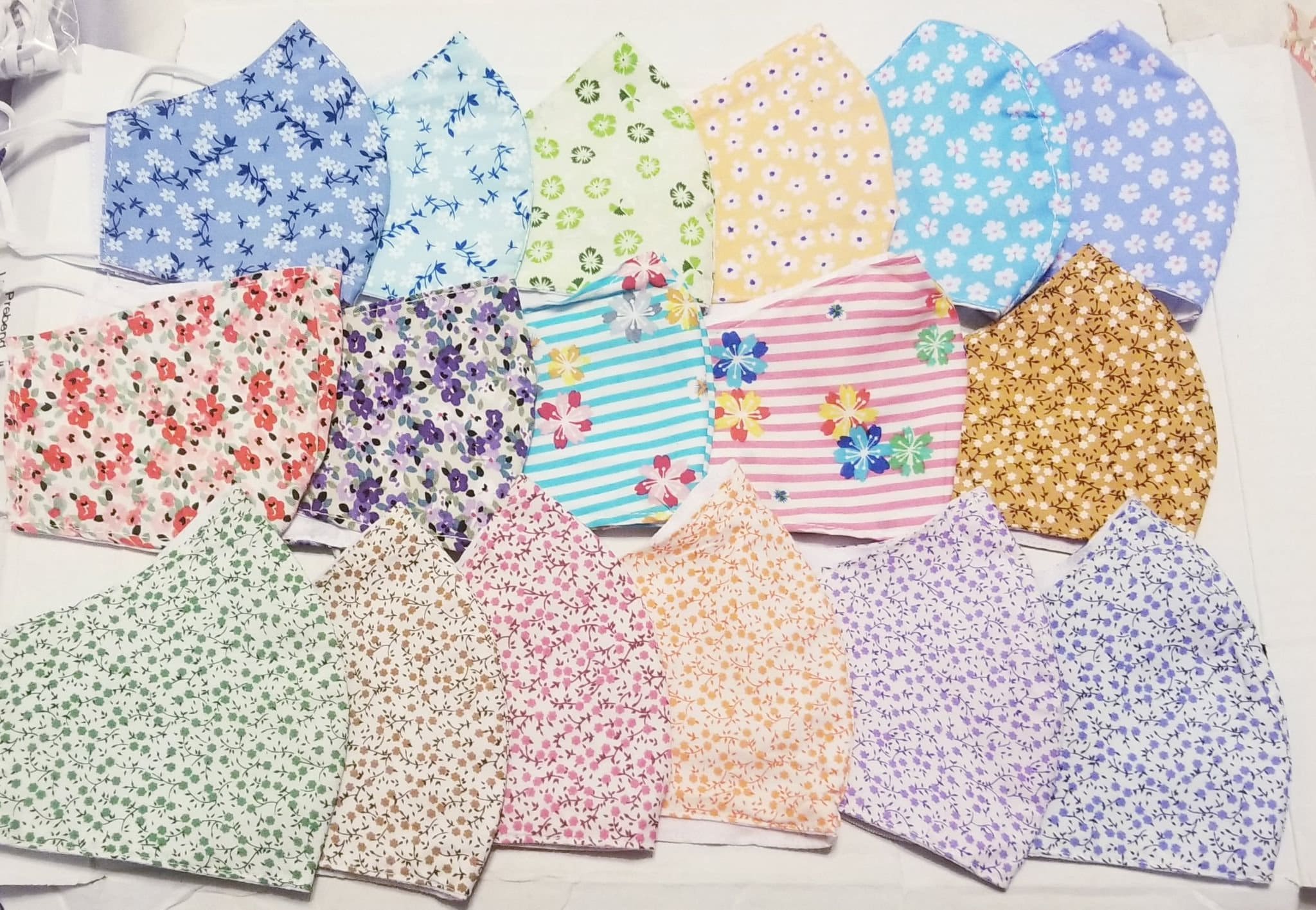 2 Piece Set Handmade Custom Mask Face Covers Masks Manmade High Q Craft ...