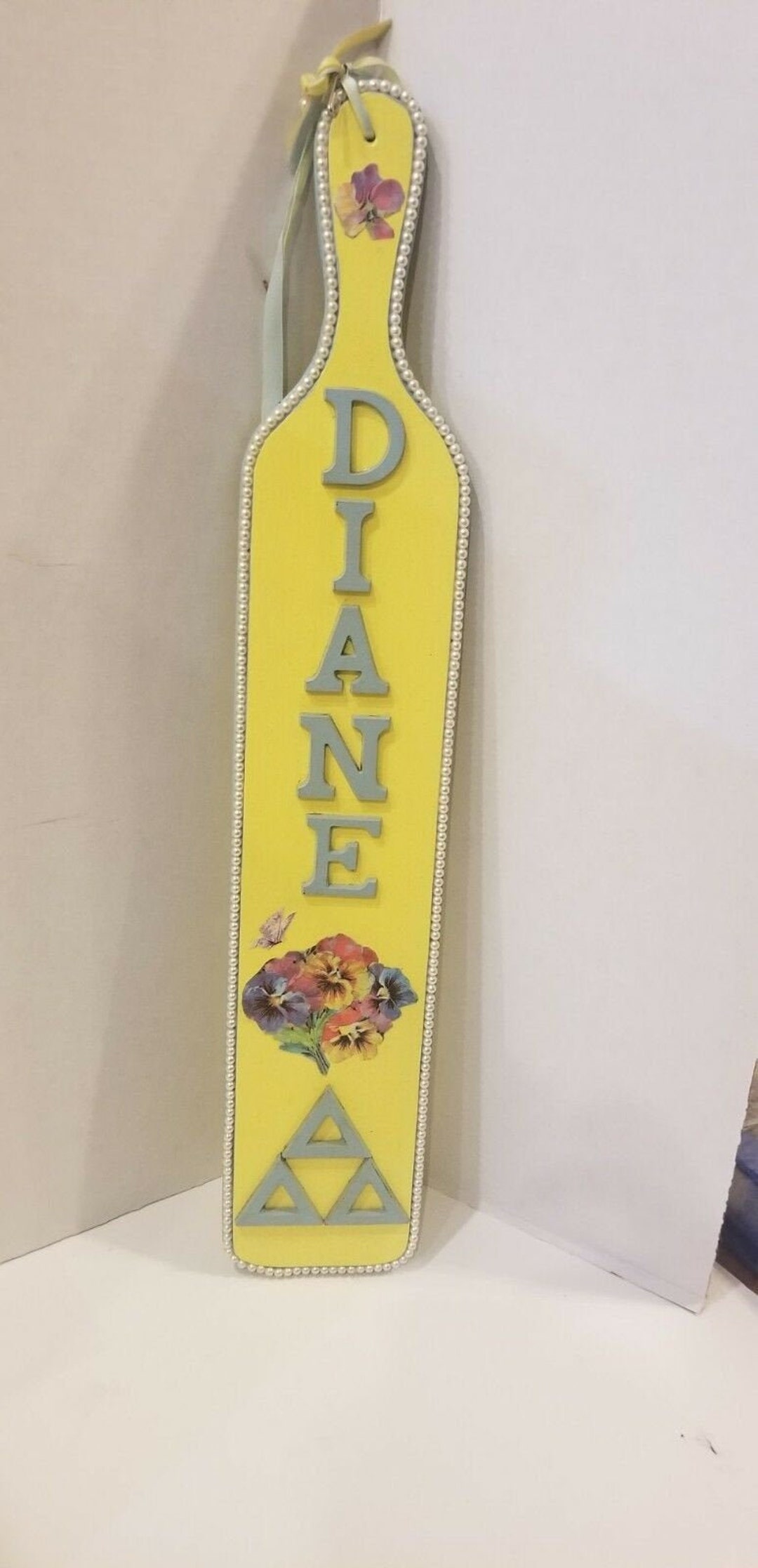 Custom 23" Name DIANE Art Boat Oar Paddle Decor Hang up Lovely Gift ...