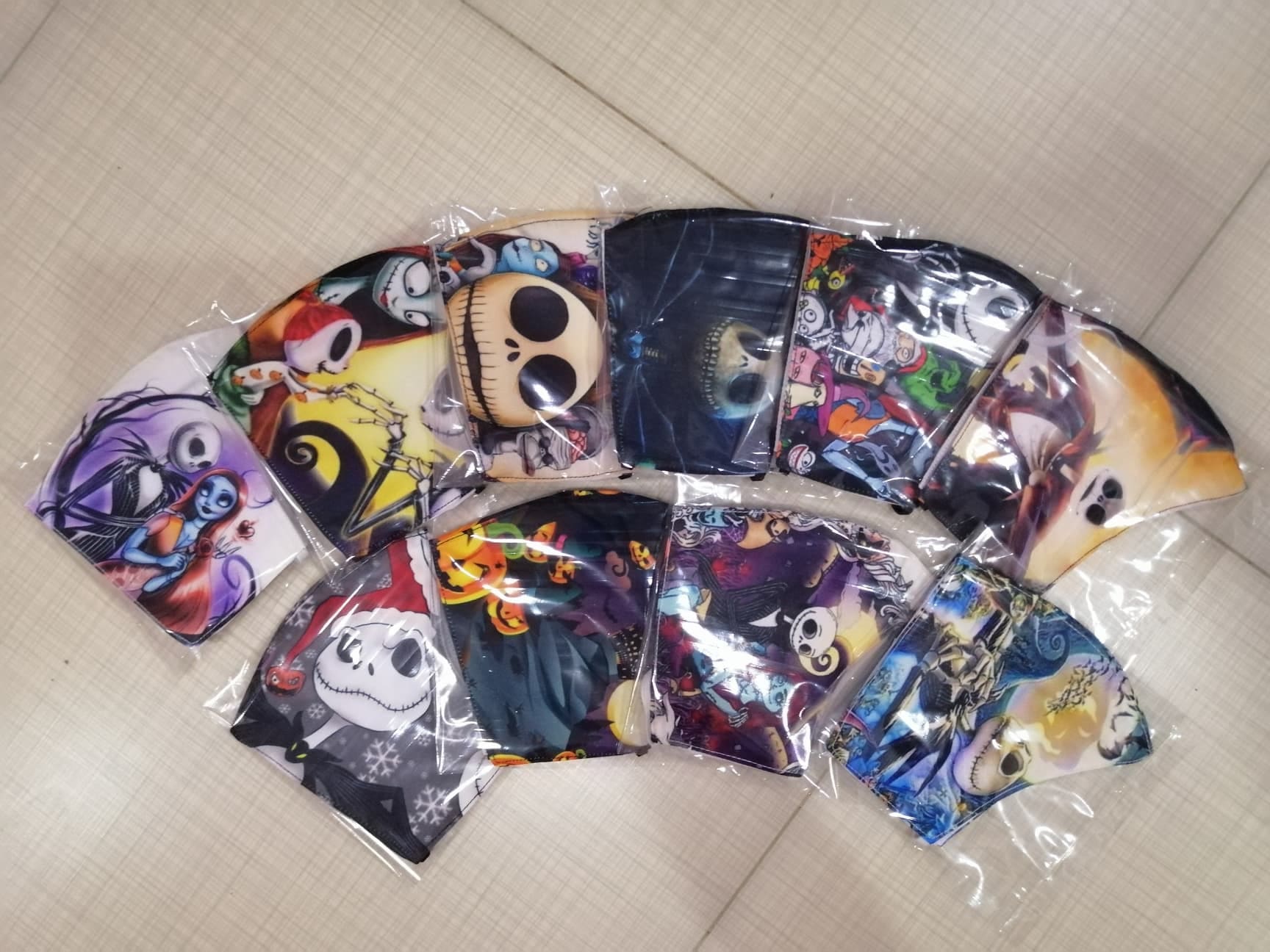 Nightmare Handmade Custom Mask Face Covers Masks ART H20 | Etsy