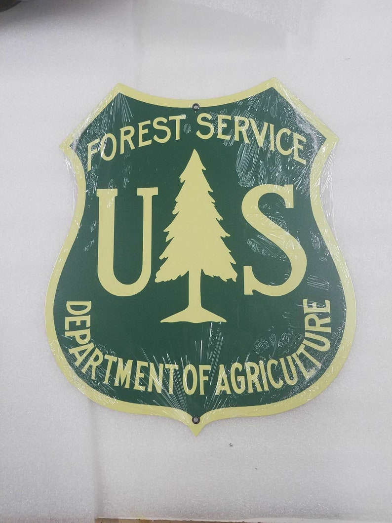 Large 16 USFS Forest Service Shield Ranger Agriculture | Etsy