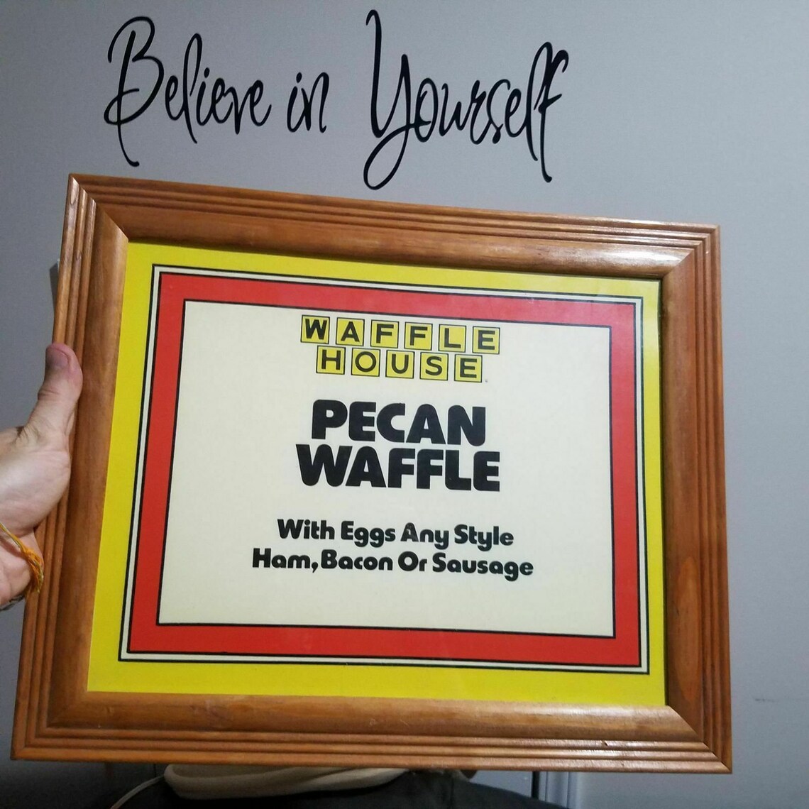 Pecan Waffle Hut House Sign Frame Framed Man Cave Any Style - Etsy