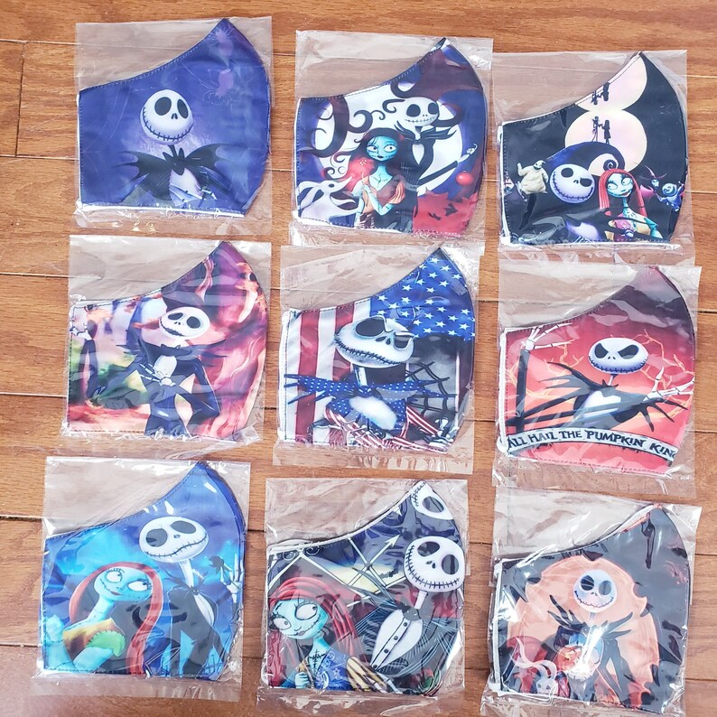 Nightmare Handmade Custom Mask Face Covers Masks ART H20 - Etsy