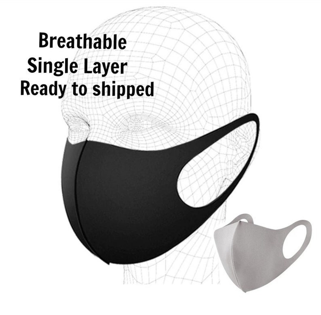 Teen Women Single Layer Face Mask Breathable US Seller Dust - Etsy