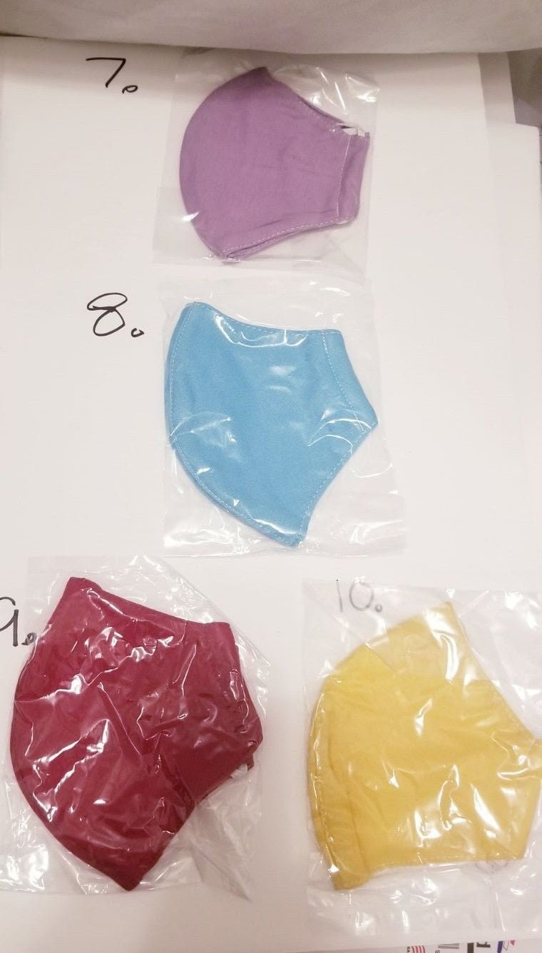 Solid Colors Mask MIX Lot Adult Teen Child Kid Face Cover | Etsy