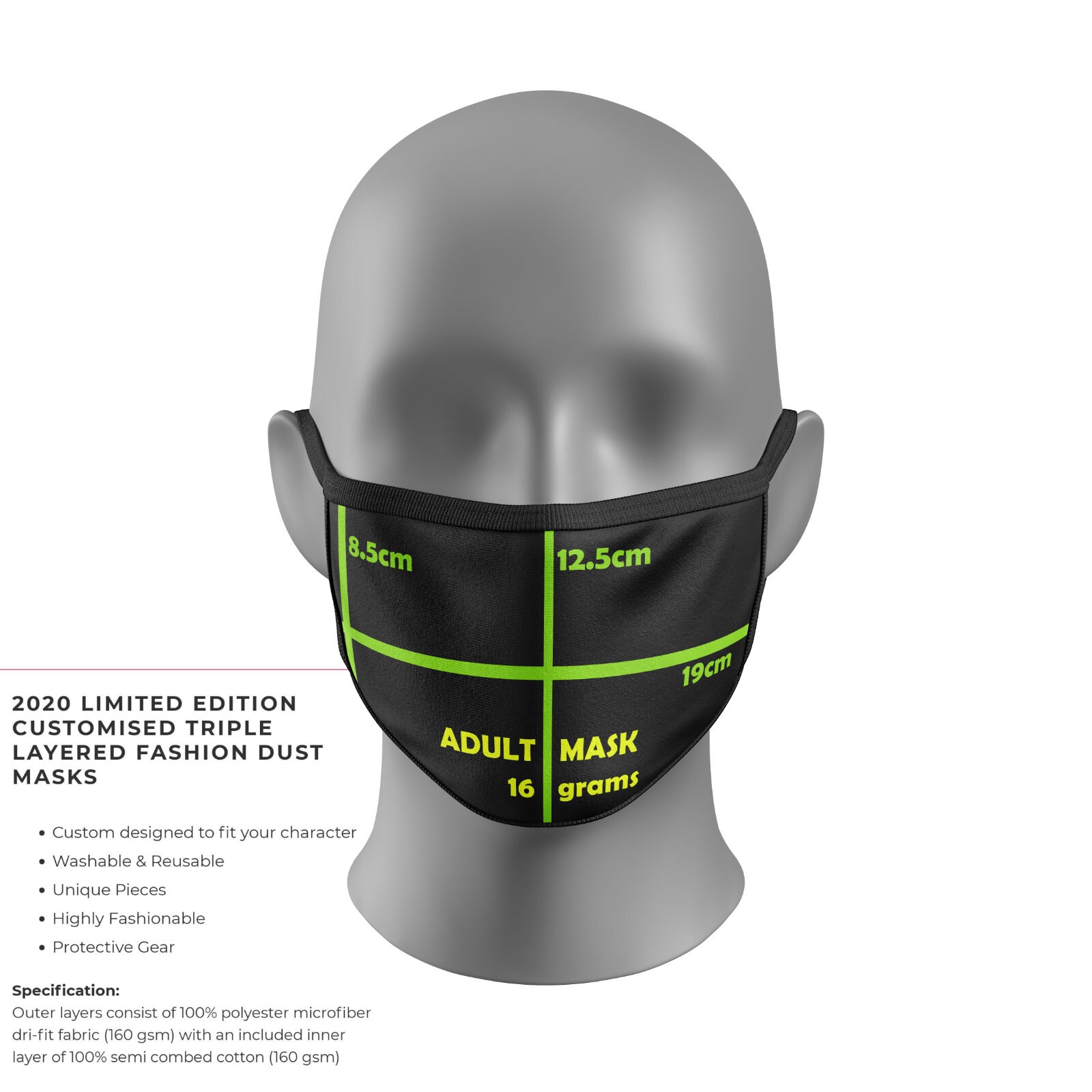 COLOR BURST Handmade Custom Mask Face Covers Masks High Q | Etsy