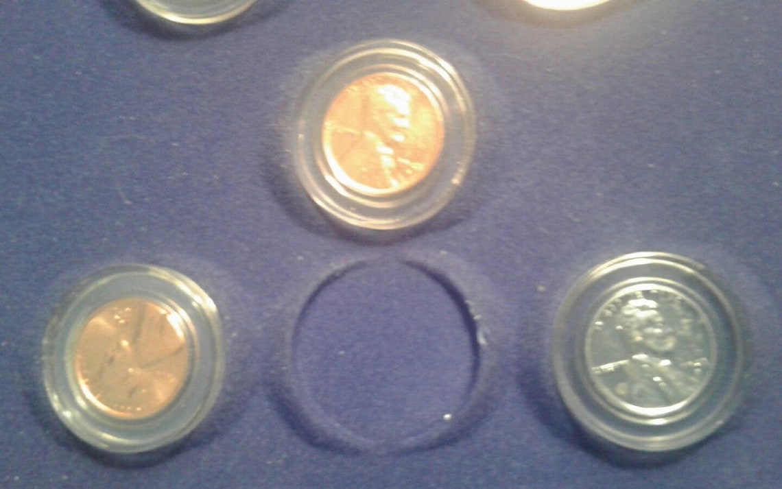Eagle Symbol Wall Mounted Coin Display Case Partially Filled - Etsy