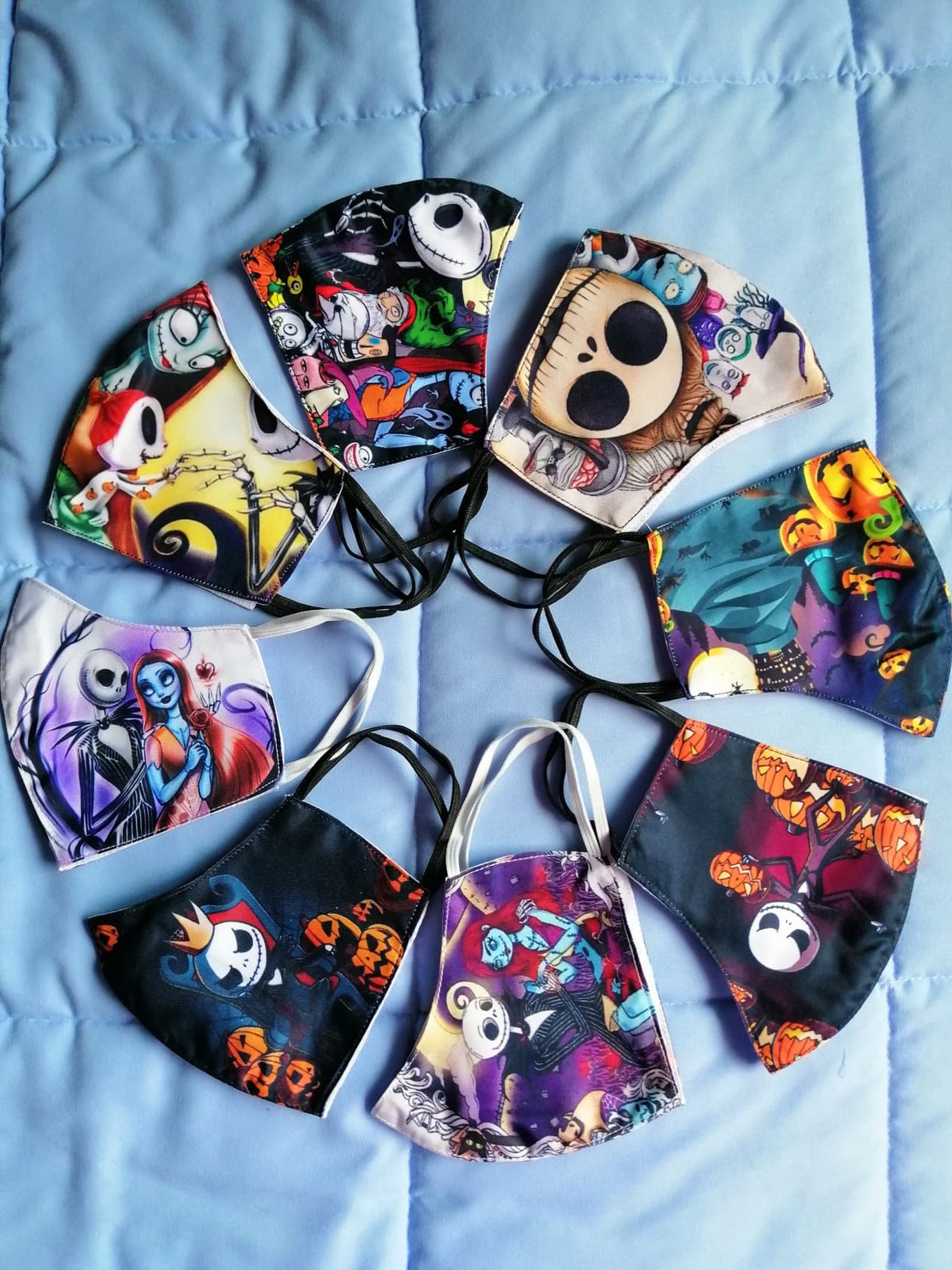 Nightmare Handmade Custom Mask Face Covers Masks ART H20 - Etsy