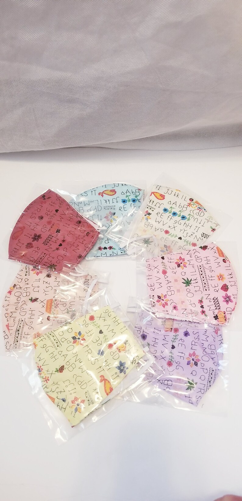 Back 2 School ABC 123 Home Teachers Handmade Custom Mask Face - Etsy