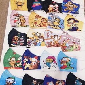 Handmade Custom Mask Face Covers Masks Manmade High Q Craft ART Cartoon ...