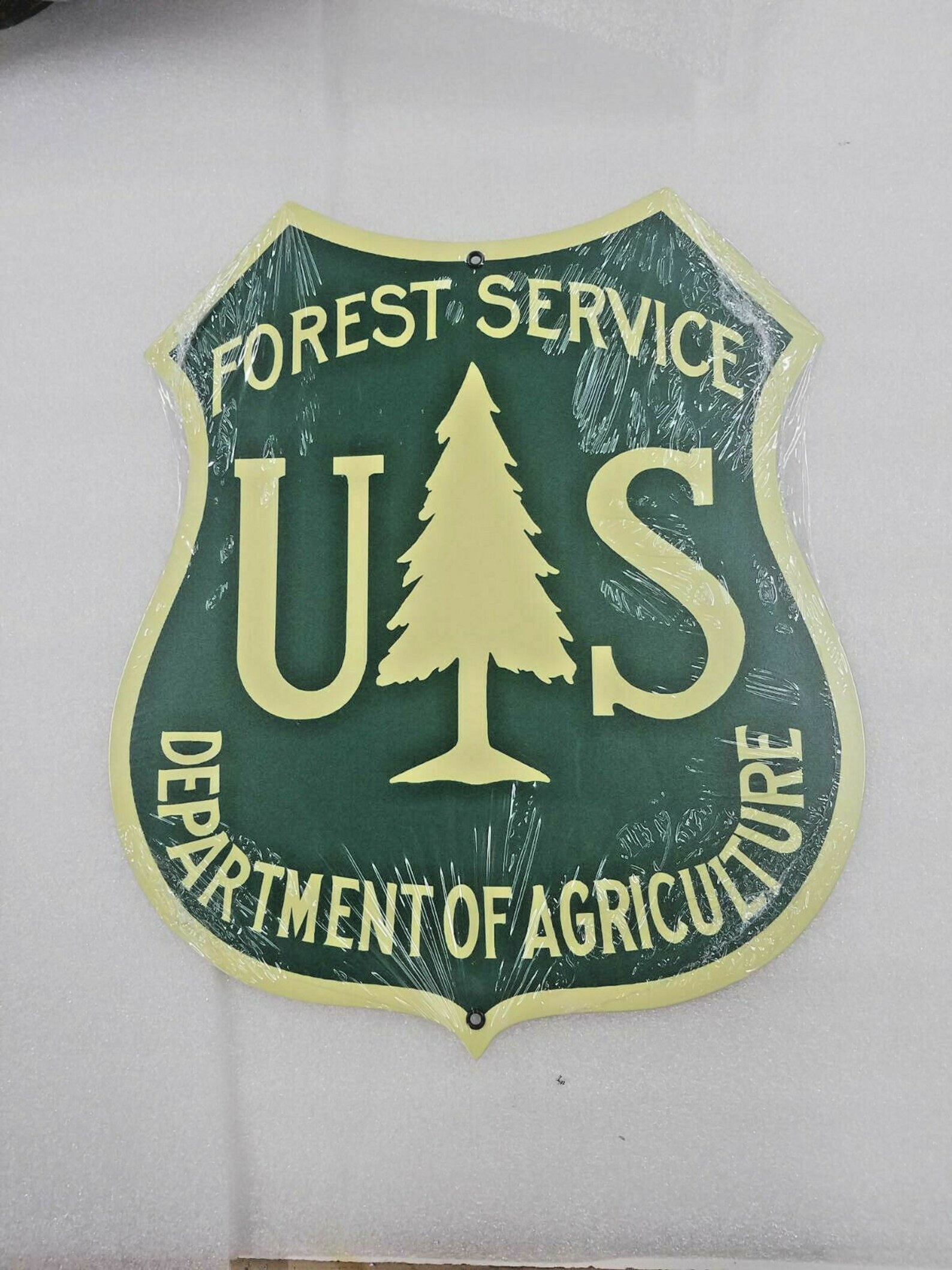 Large 16 USFS Forest Service Shield Ranger Agriculture | Etsy