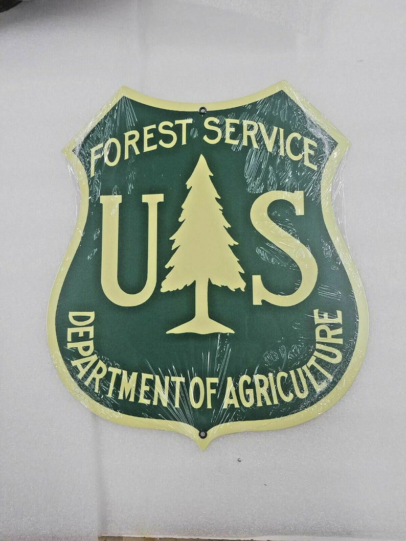 Large 16 USFS Forest Service Shield Ranger Agriculture | Etsy