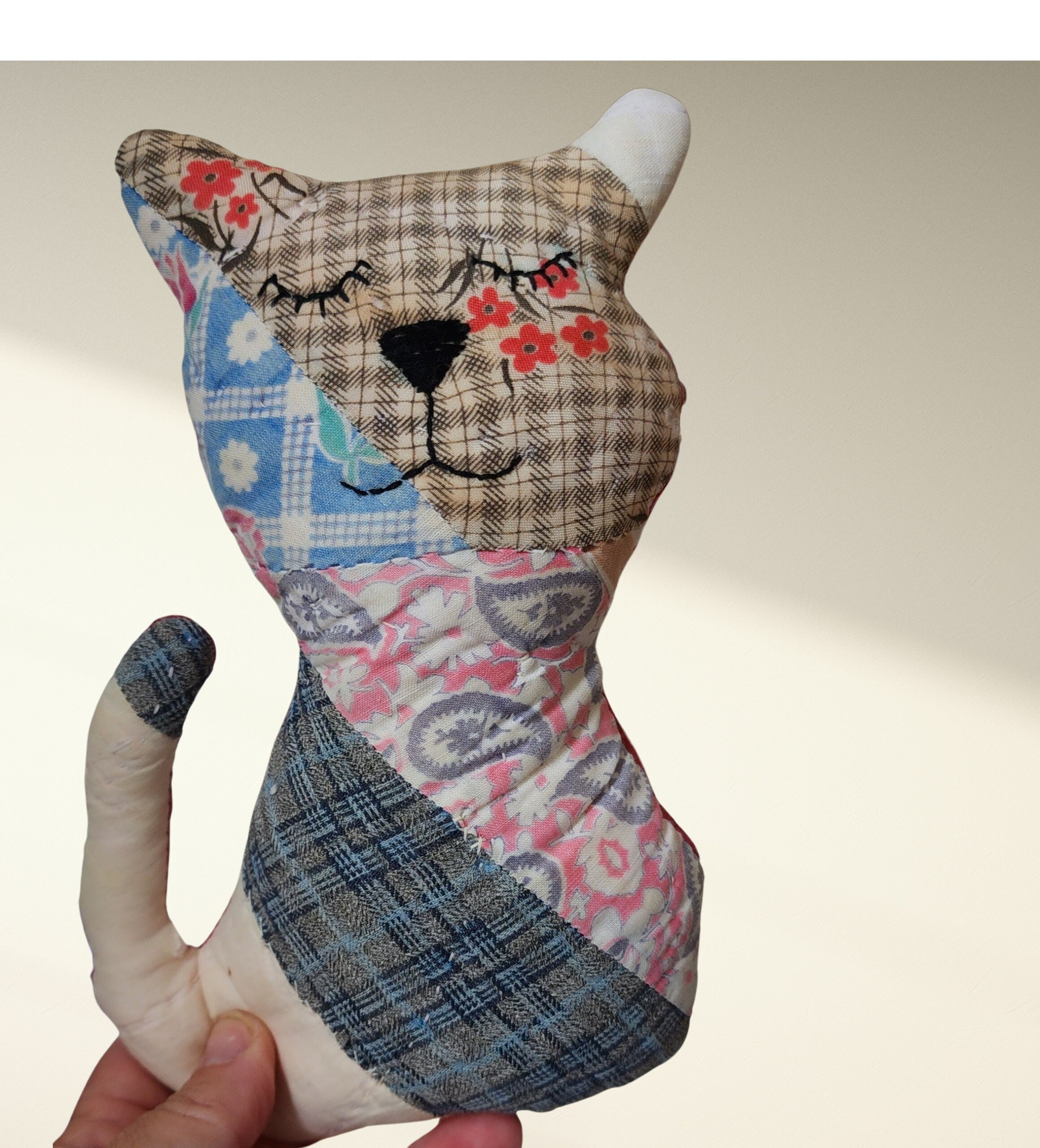 Vintage Quilt Lovies, Upcycled Quilt Stuffed Animals - Etsy