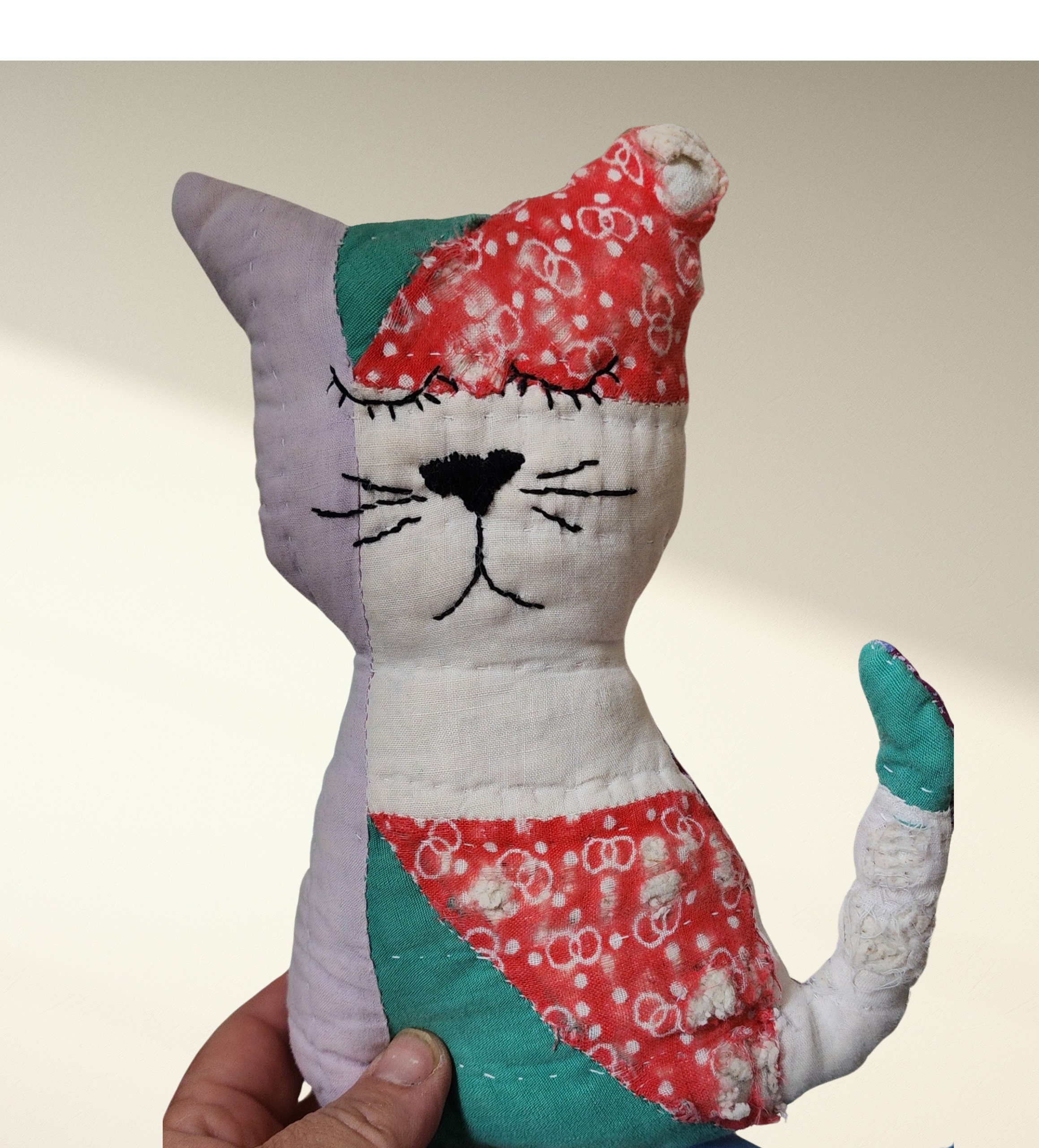 Vintage Quilt Lovies, Upcycled Quilt Stuffed Animals - Etsy