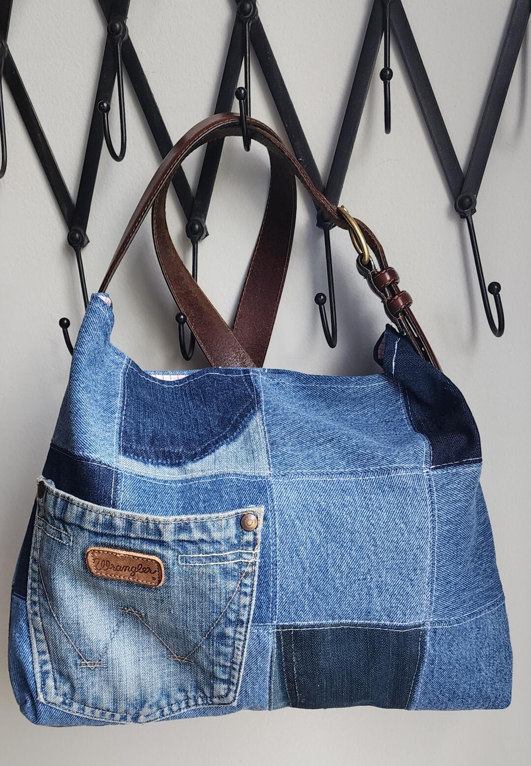 Upcycled Denim Bag Purse - Etsy