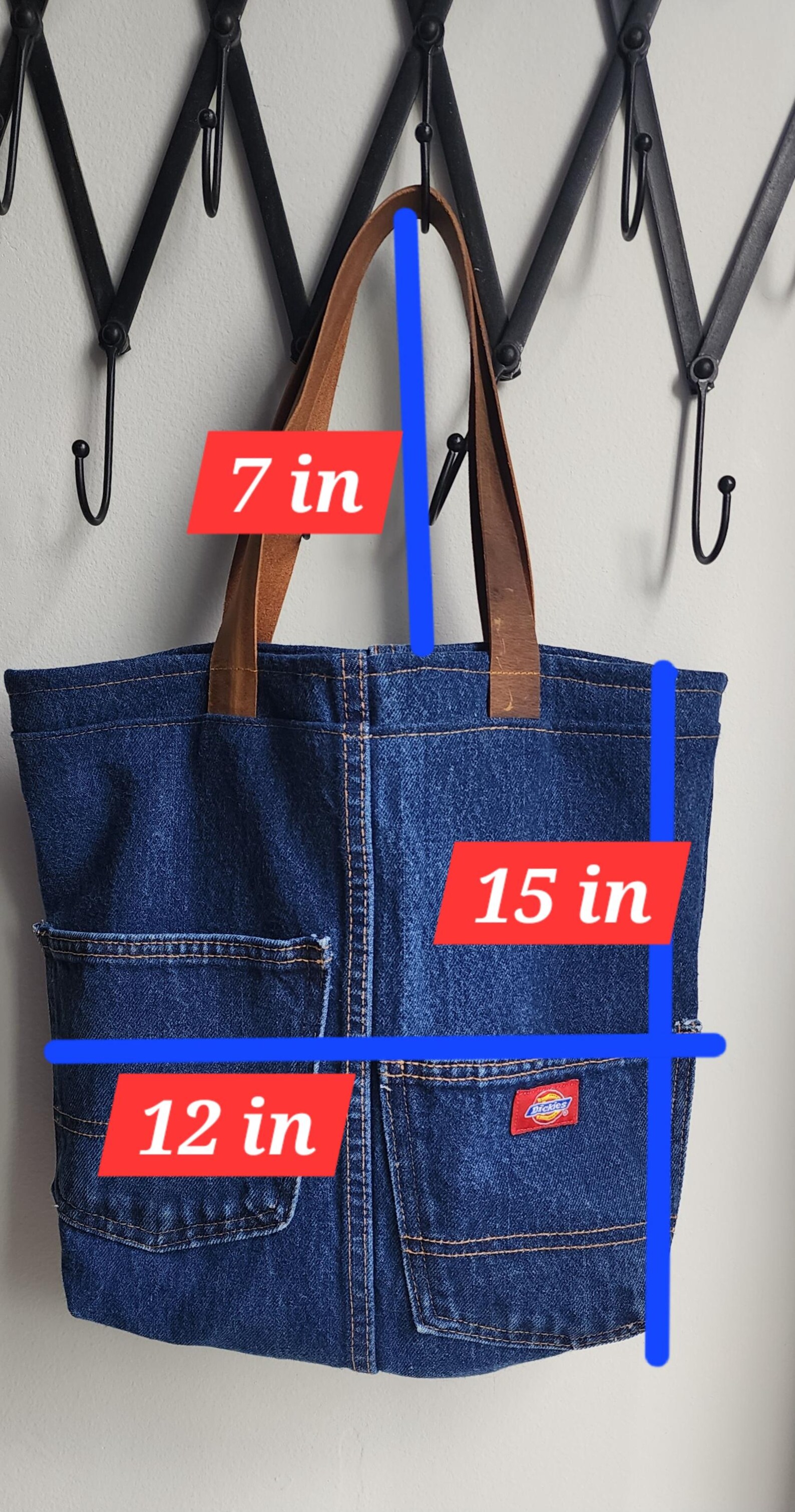 Upcycled Dickies Tote Purse Totebag - Etsy