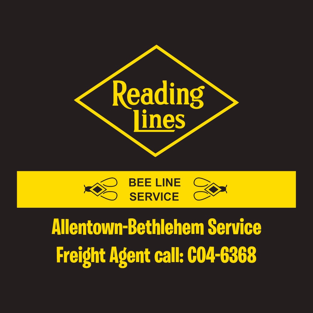 RDG -reading Railroad Bee-line Service T-shirt Xx-large- CNJ Philly 100 ...