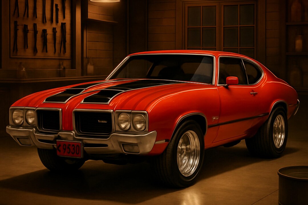 Digital Download Cutlass – Printable Muscle Car Wall Art – Man Cave ...