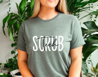 Scrub Tech Shirt Nursing Tee Surgical Tech Nurses Gift | Etsy