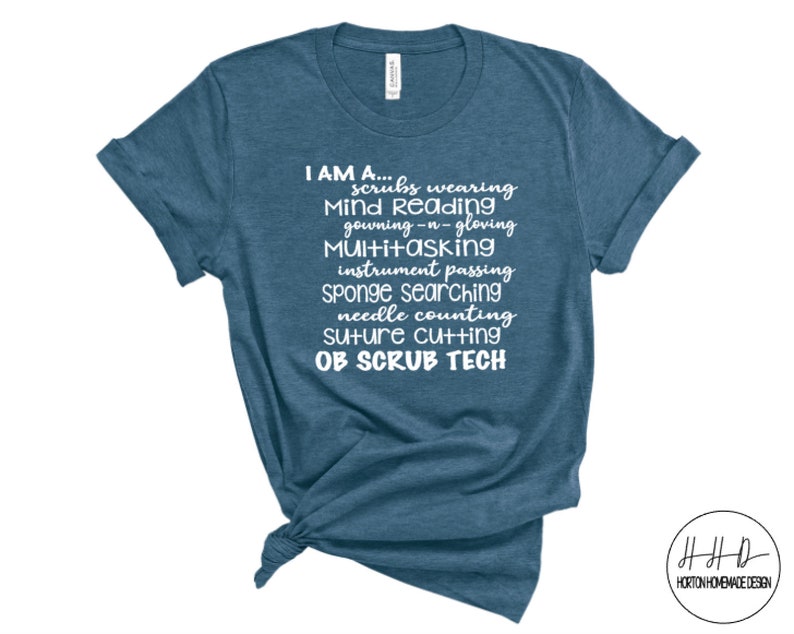 OB Scrub Tech Shirt Nursing Shirts Scrub Tech Gifts Labor - Etsy