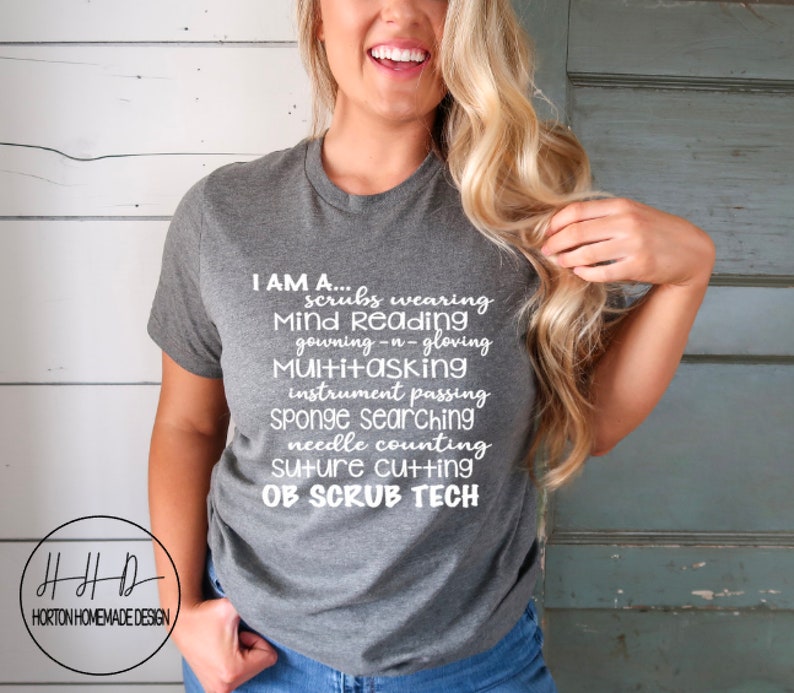OB Scrub Tech Shirt Nursing Shirts Scrub Tech Gifts Labor - Etsy