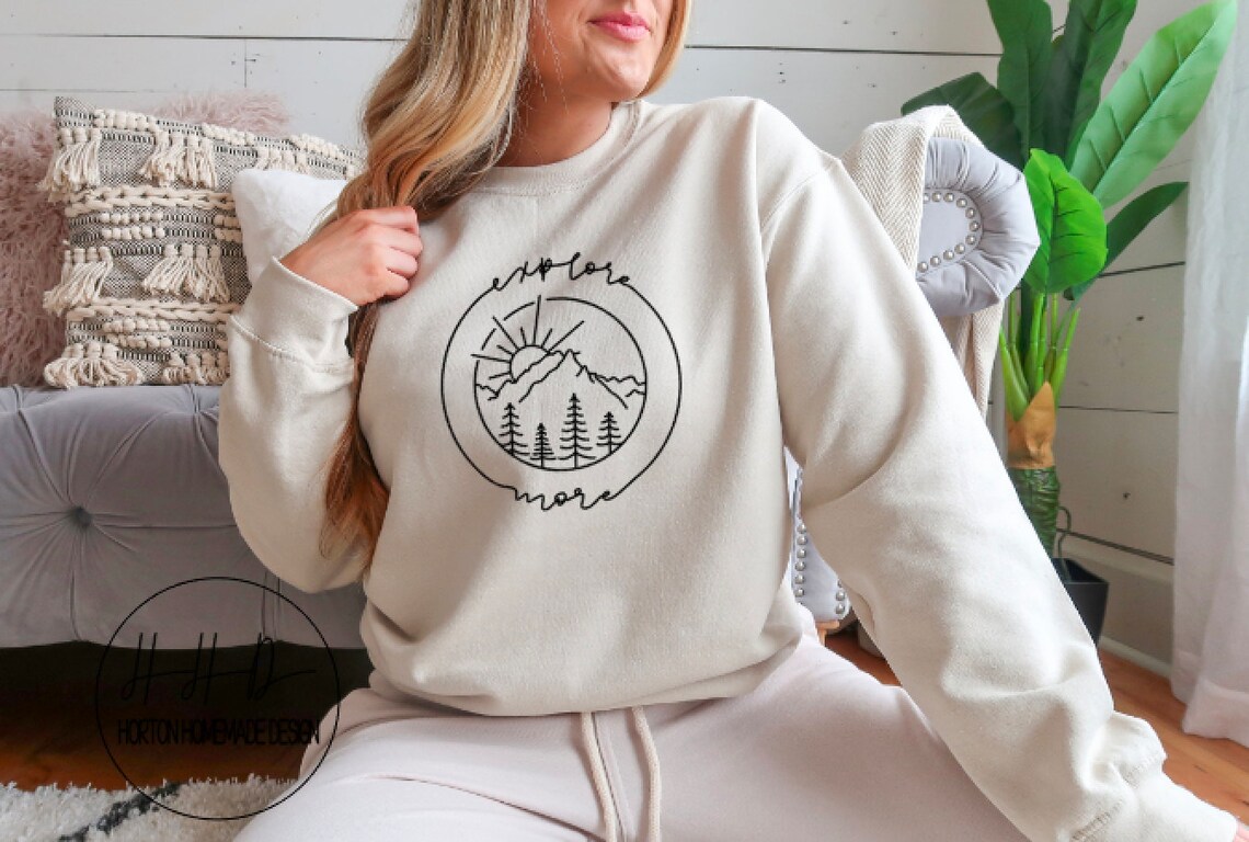 Explore More Sweater Adventure Shirt Camping Tee Wanderlust - Etsy