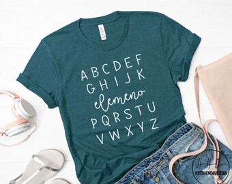 Alphabet Abc's T-shirt / Teacher Shirt / Elemeno LMNO / Elementary ...