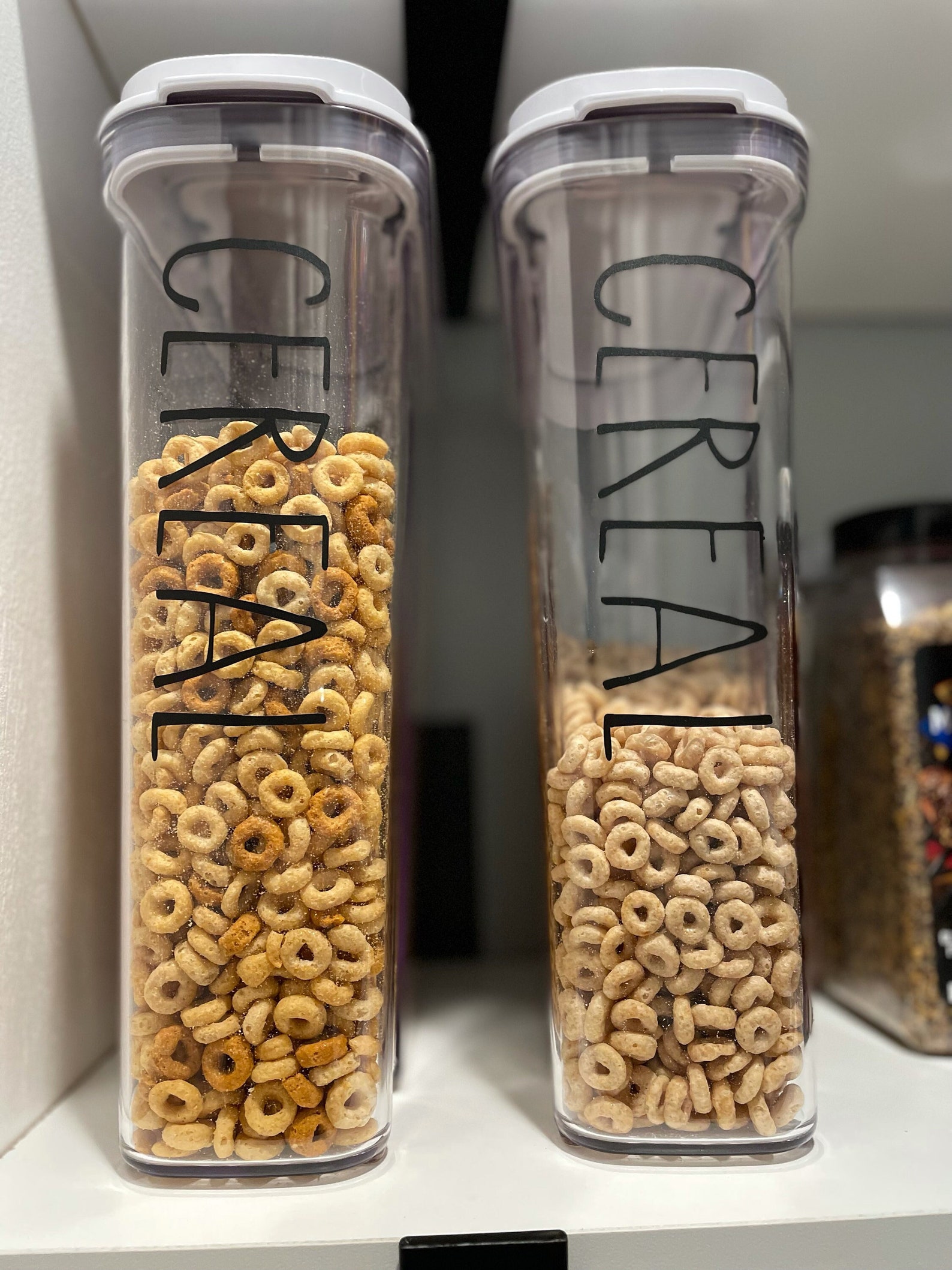 Custom Pantry Labels, Food Canister Stickers, Baking Container Labels ...