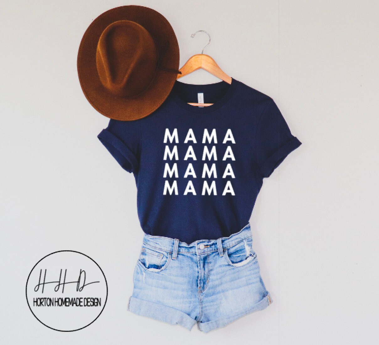 Mama Life Shirt Retro Stacked Mom Shirt Mother's Day - Etsy