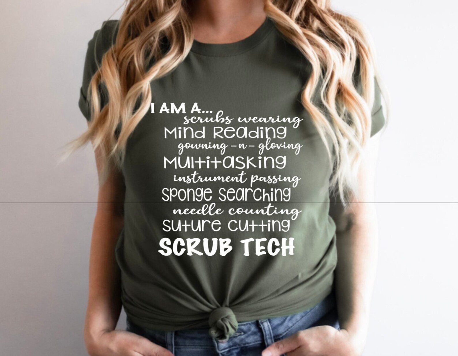 Scrub Tech Shirt Nursing Tee Surgical Tech Nurses Gift - Etsy