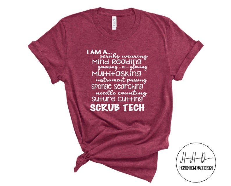 Scrub Tech Shirt Nursing Tee Surgical Tech Nurses Gift | Etsy