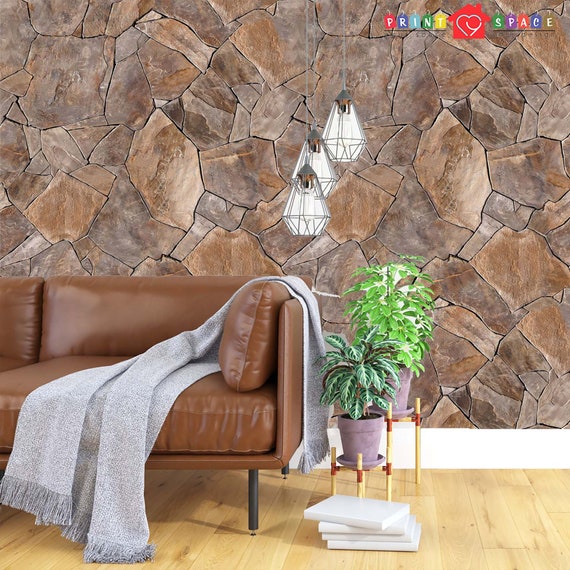 Smooth Stone Wall Wallpaper