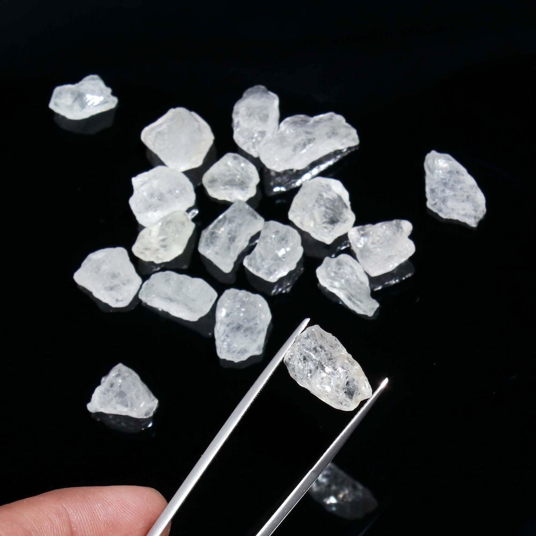 100% Natural Goshenite Colorless Beryl Raw Rough Loose - Etsy UK