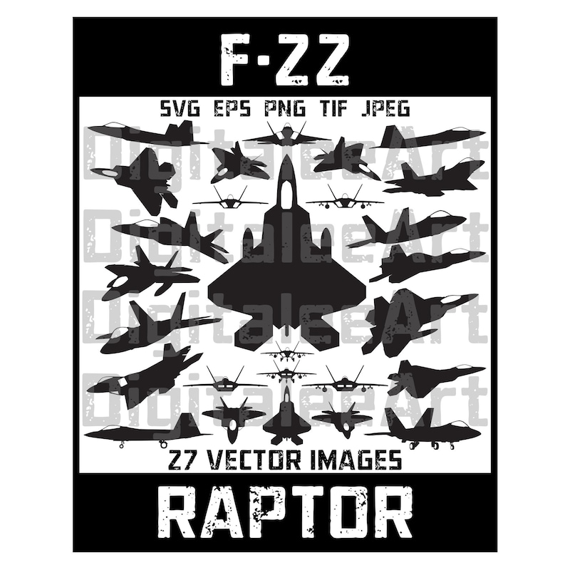 F 22 Silhouette Svg - Etsy