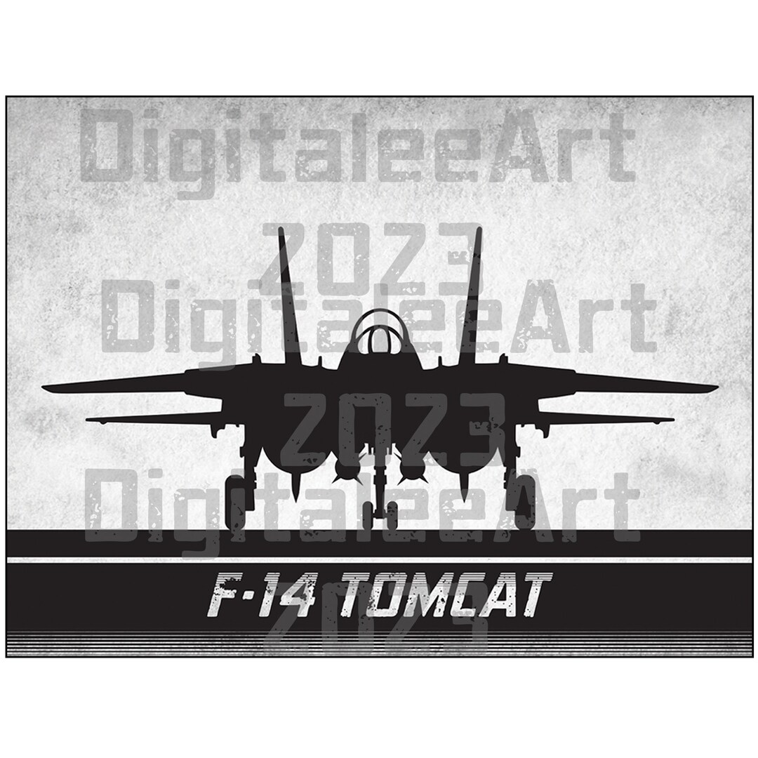 F-14 Tomcat Wall Poster - Instant Digital Download - Etsy