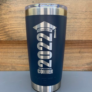 Grad YETI, Personalized 20 Oz YETI, 2020 Grad, Graduation, Class of ...