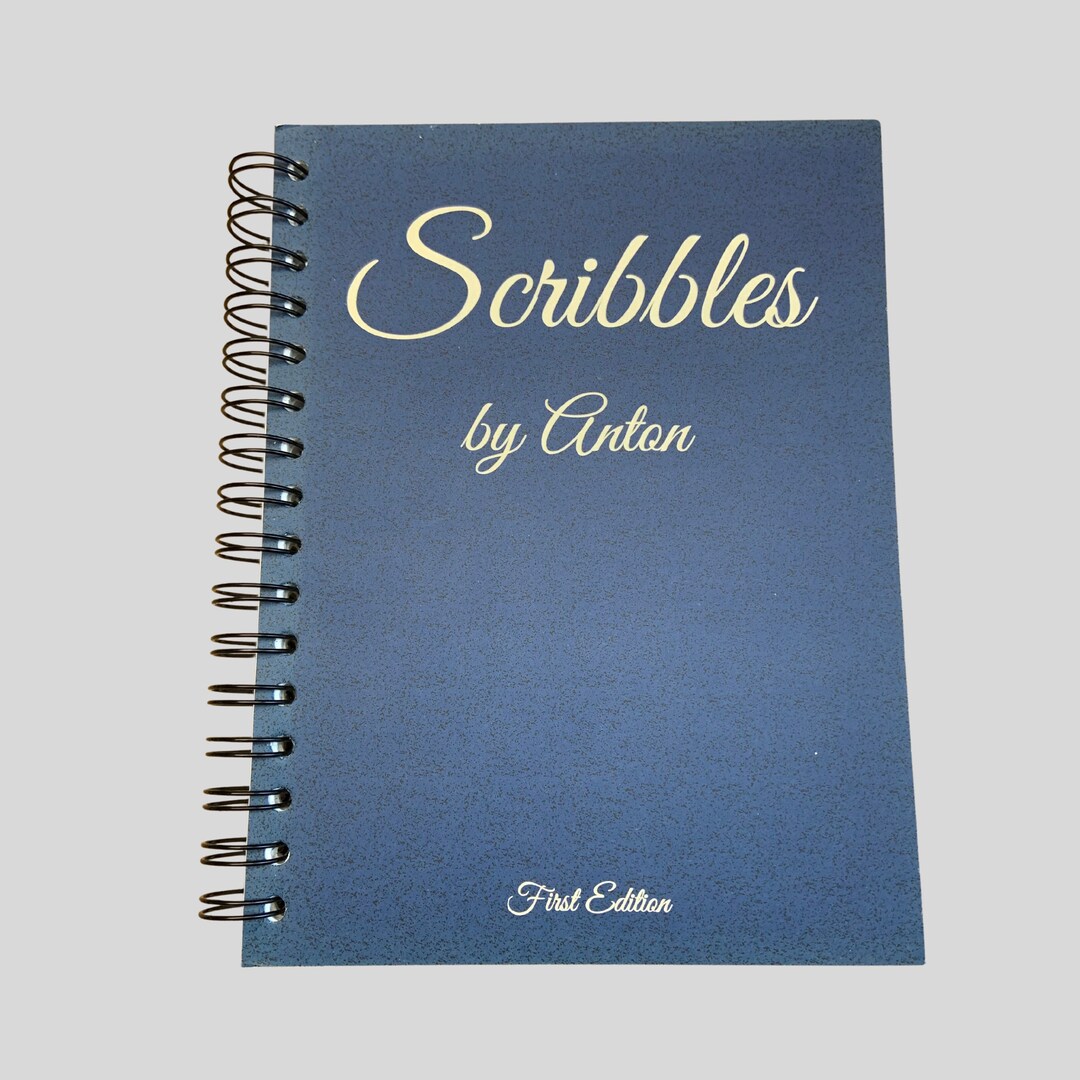 Custom Spiral Notebook, Personalized Notebook, Custom Engraved ...