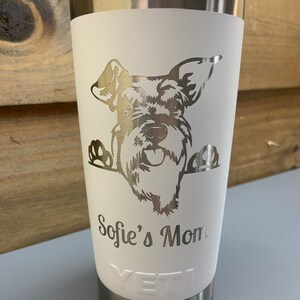 Pet/animal Personalized 20oz YETI, Custom Stainless Steel YETI, Dog ...