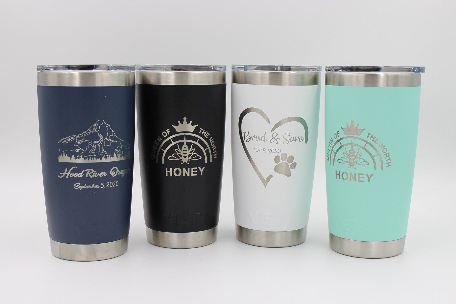 YETI Personalized 20 Oz YETI Custom Stainless Steel YETI - Etsy