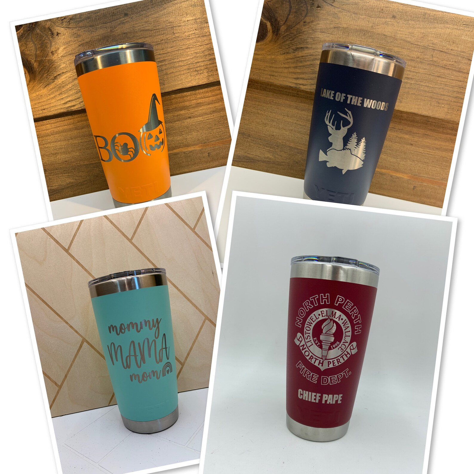 YETI Personalized 20 Oz YETI Custom Stainless Steel YETI - Etsy