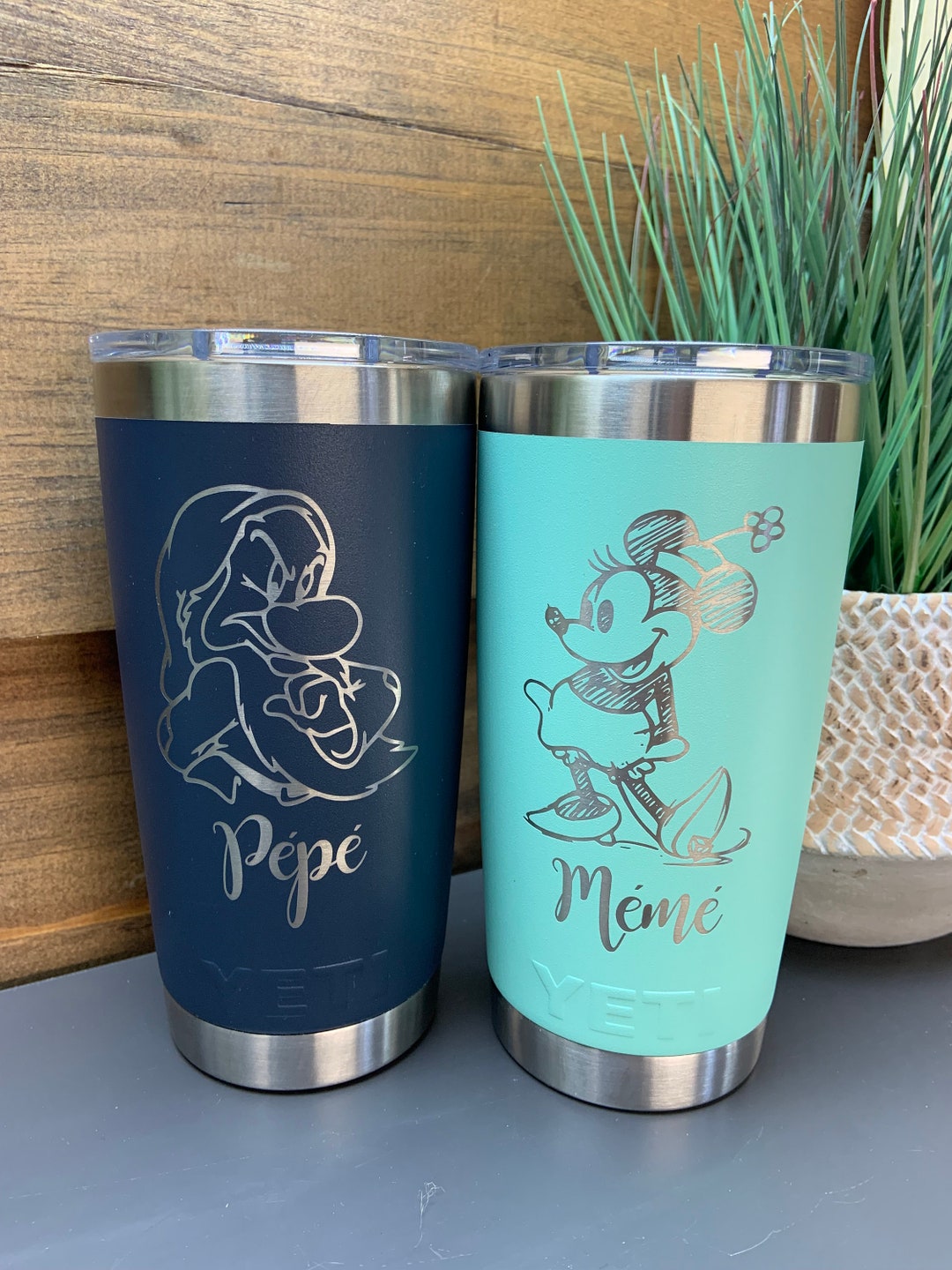 Disney YETI Personalized 20 Oz YETI Tinkerbell Goofy - Etsy