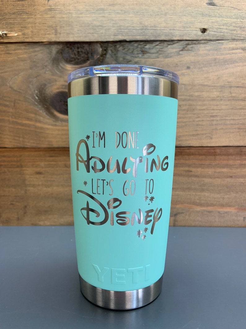 Disney YETI Personalized 20 Oz YETI Tinkerbell Goofy - Etsy