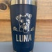 Pet/animal Personalized 20oz YETI, Custom Stainless Steel YETI, Dog ...
