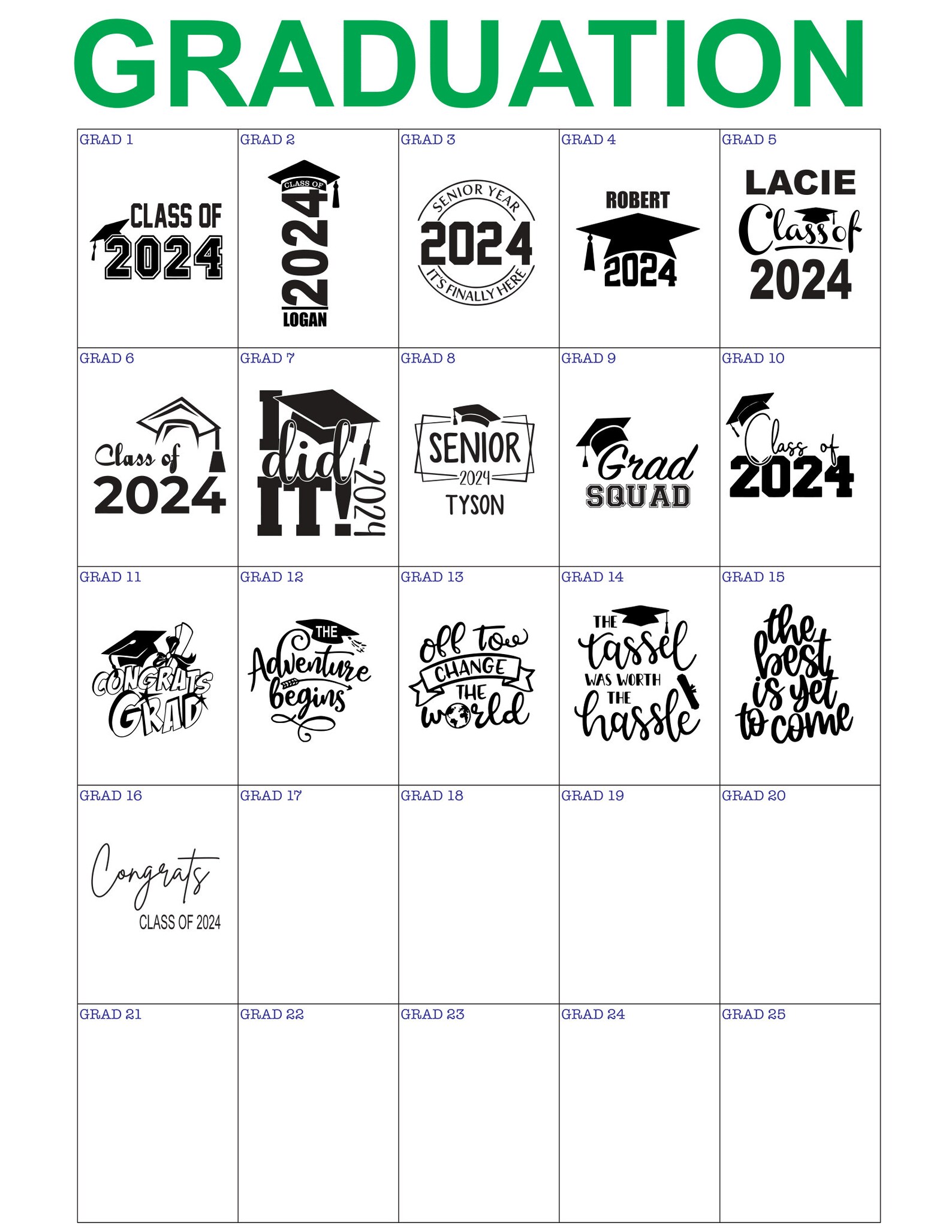 Grad YETI, Personalized 20 Oz YETI, 2020 Grad, Graduation, Class of ...