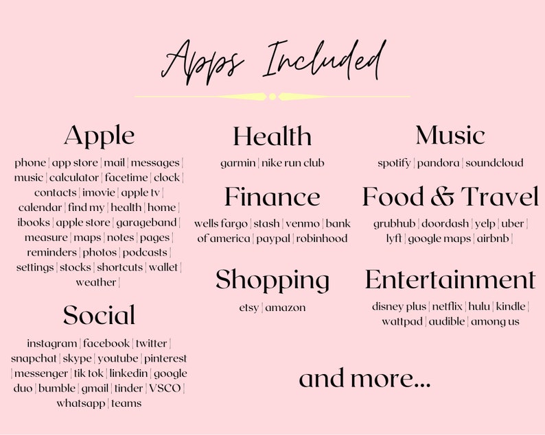 Pastel Aesthetic Icons Package | iPhone iPad Ios14 App Icons | 80+ Pack ...