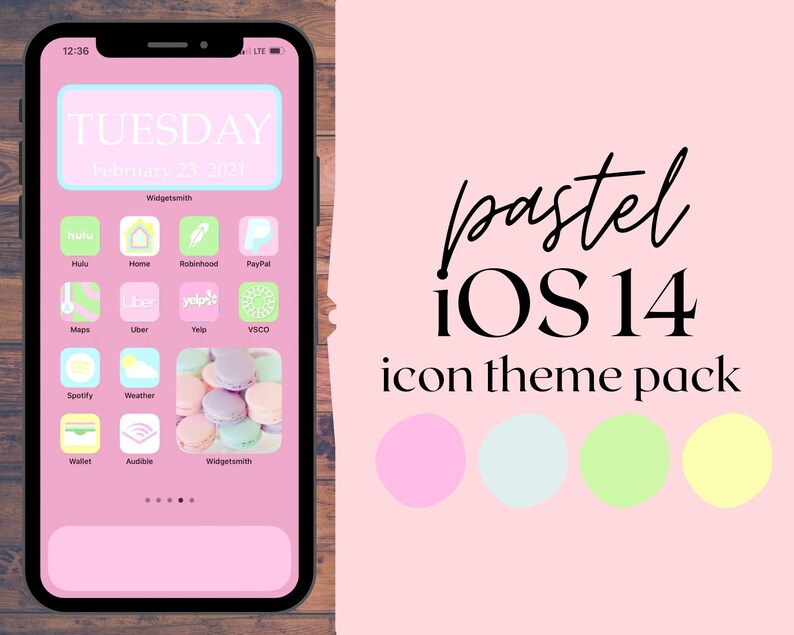 Pastel Aesthetic Icons Package | iPhone iPad Ios14 App Icons | 80+ Pack ...