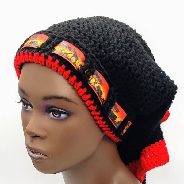 Red Christmas Fedora Crochet Hat, Women Handmade Christmas Party Hat ...