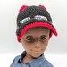 Monster Truck Baseball Cap, Crochet Black Pompom Hat, Unique Birthday ...
