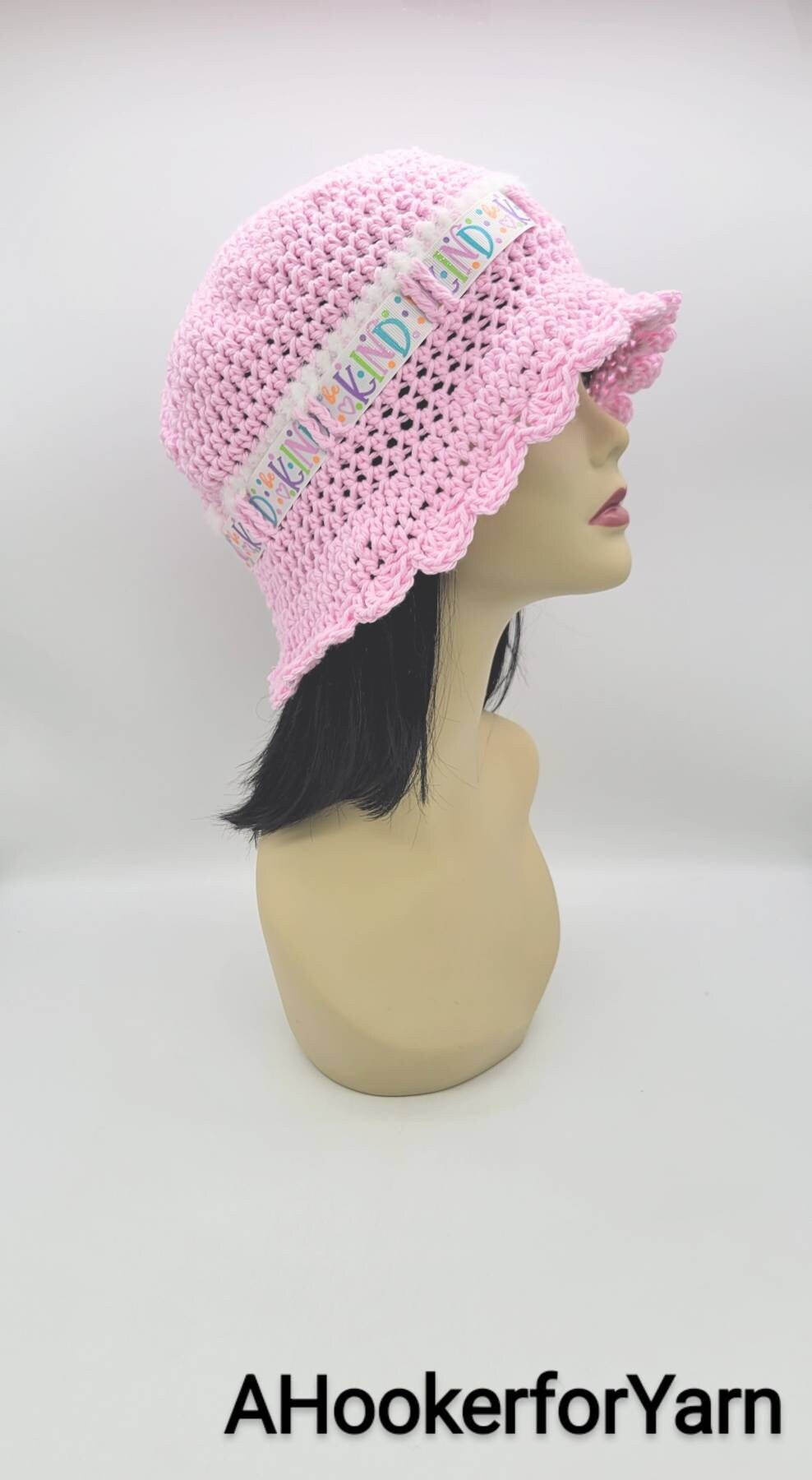 Pink be Kind Bucket Hat for Women Handmade Sun - Etsy